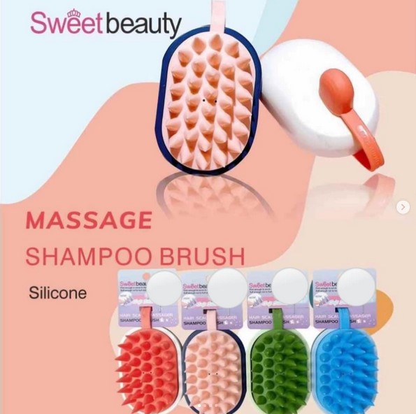 Massage Shampoo Comb Made of Silica Gel - Just About Anything